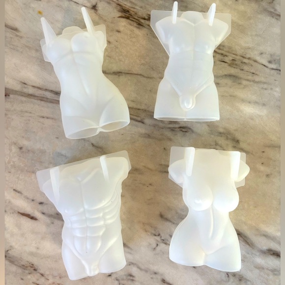 UNBRANDED | Kitchen | Final New 4 Pc Torso Silicone Molds 2 Male 2 ...